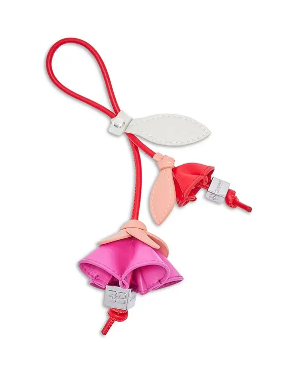 GANNI Flower Bag Charm - Shrimp