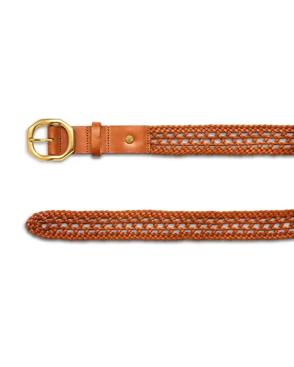 Rag & Bone Audry Woven Leather Belt