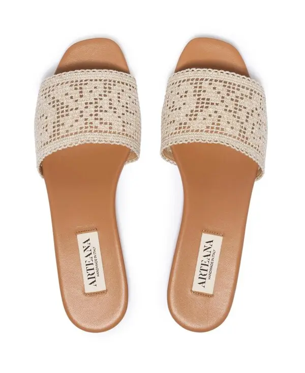 ARTEANA Clio Flat Slide - Natural