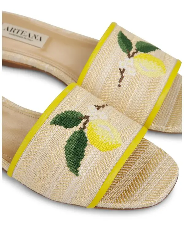 ARTEANA Tutti Frutti Flat Slide - Limone