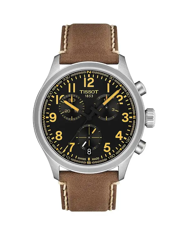 TISSOT Chrono L Chronograph, 42mm - Brown/black