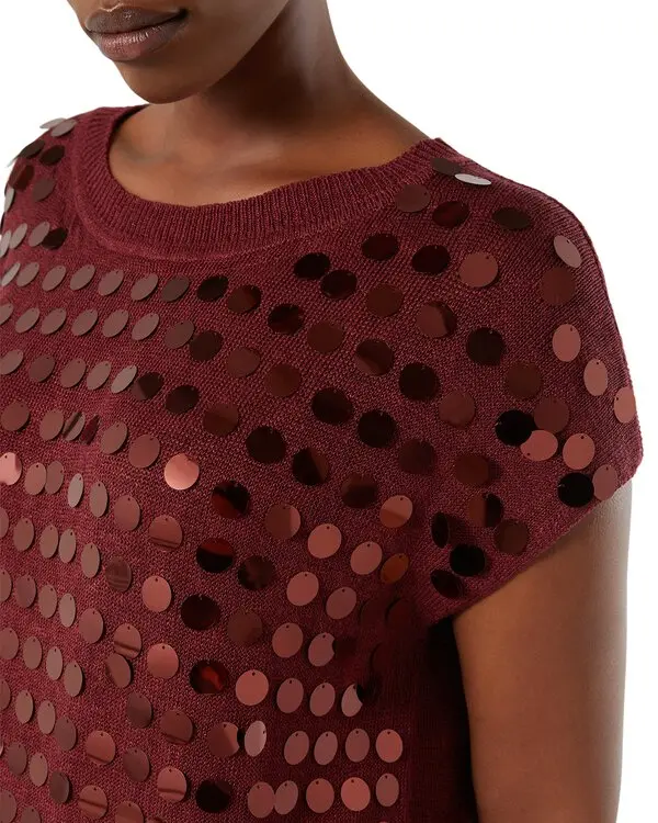 Marina Rinaldi Mrsvisone Sequin Top