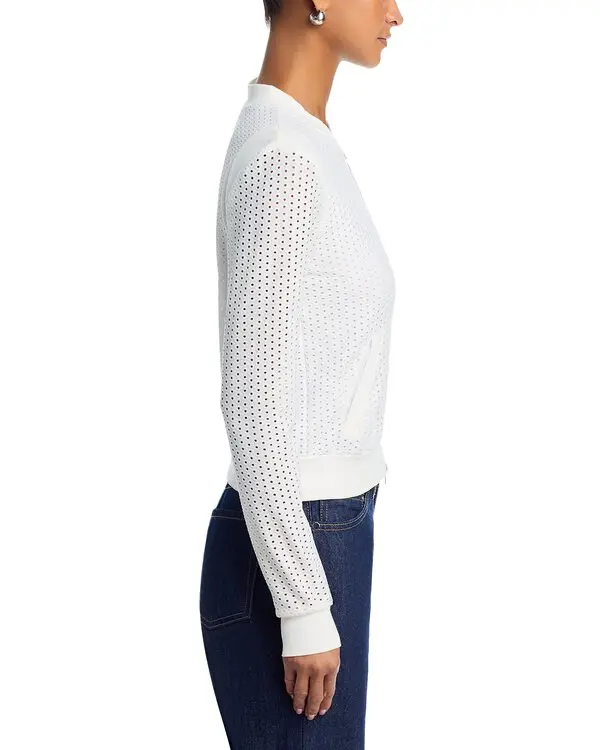 SIX FIFTY Cutout Zip Up Sweater