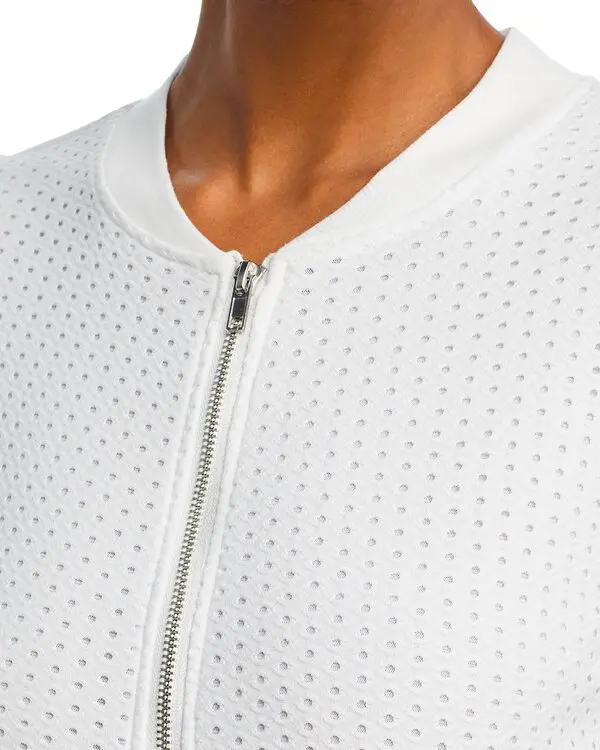 SIX FIFTY Cutout Zip Up Sweater