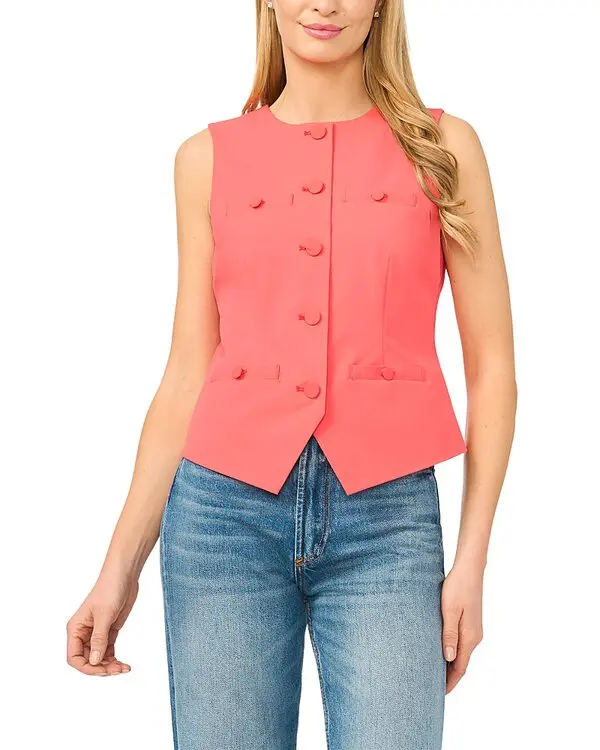 CECE DUPRAZ Split Hem Vest