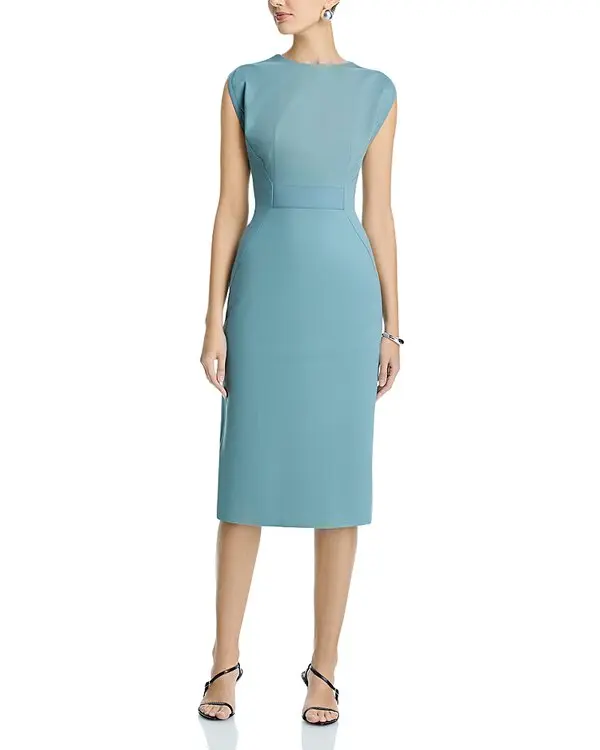 BOSS Detira Slim Midi Dress - Reef