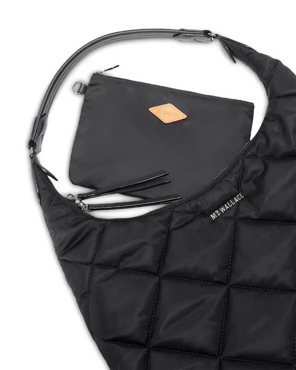 Mz Wallace Madison Large Shoulder Bag - Black