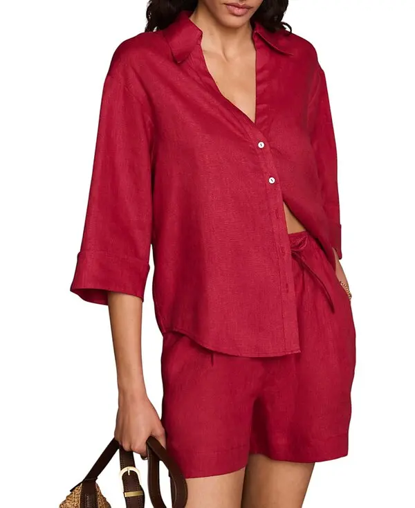 Mint Velvet Linen Resort Shirt