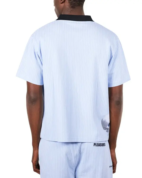 PLEASURES Relaxed Fit Wherever You Go Graphic Polo Shirt