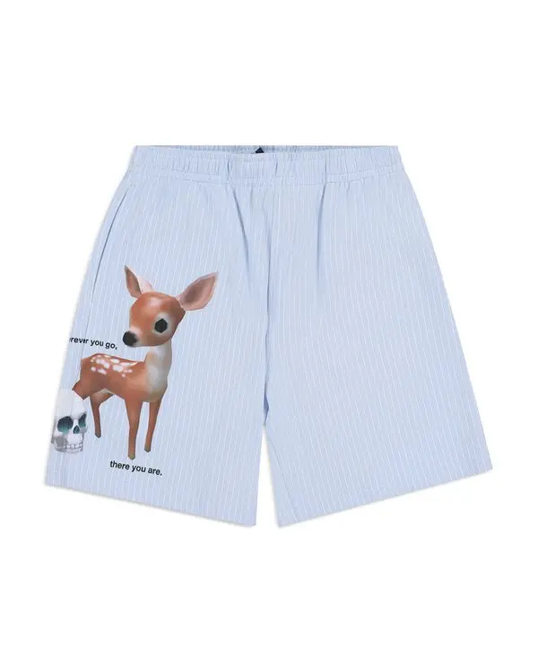 PLEASURES 7" Deer Graphic Shorts