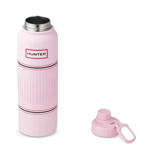HUNTER LUGGAGE Hunter Gogrip 40oz. Hydration Stainless Steel Tumbler With Carry Handle - Barely Pink