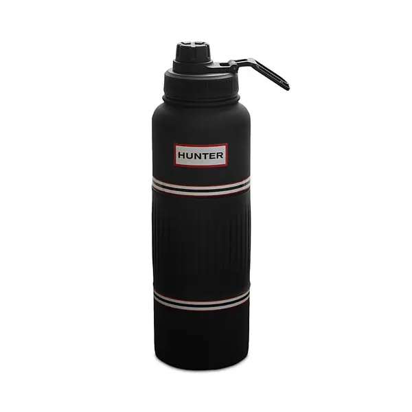 HUNTER LUGGAGE Hunter Gogrip 40oz. Hydration Stainless Steel Tumbler With Carry Handle - Black