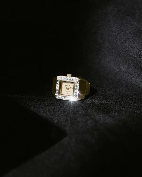 BREDA X Dalmata Time Ring Watch - Gold