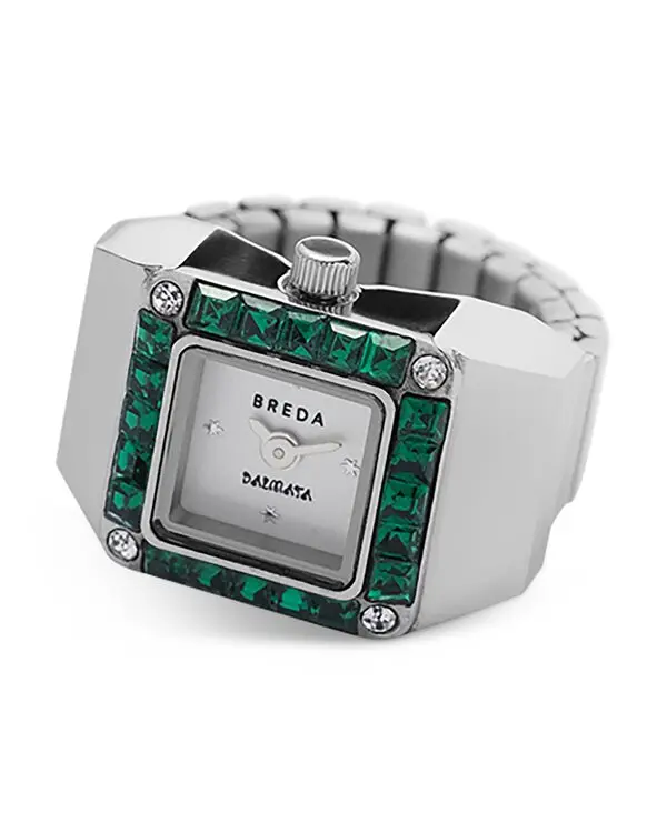 BREDA X Dalmata Time Ring Watch - Silver
