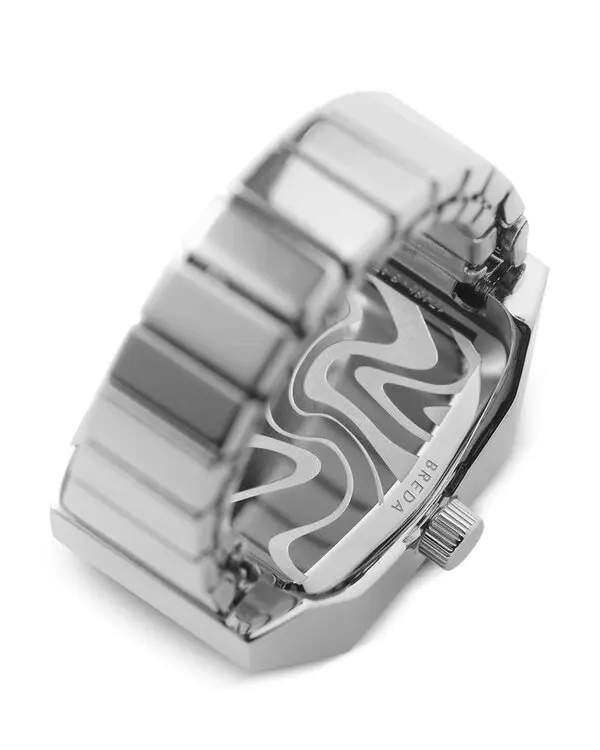 BREDA X Dalmata Time Ring Watch - Silver
