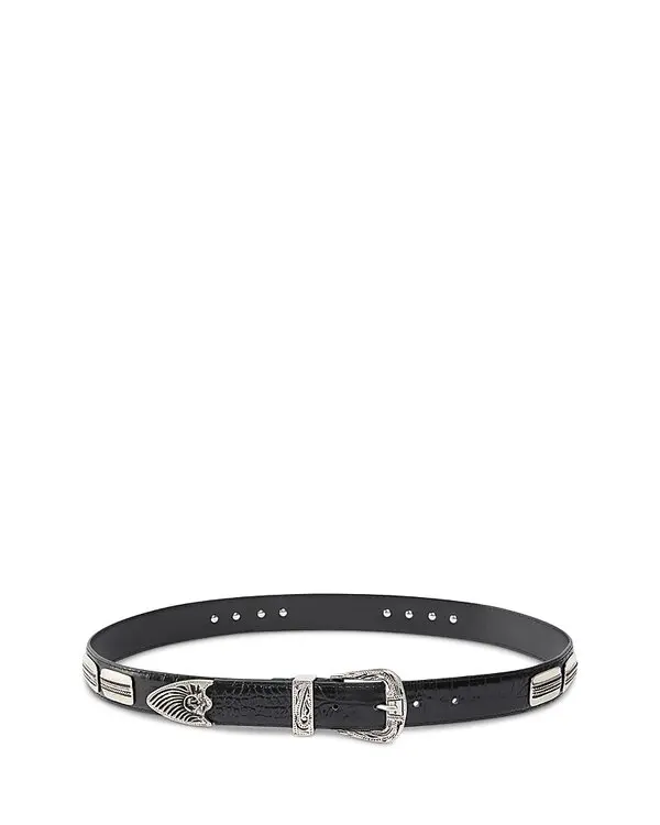 Pinko Cintura Tex Leather Belt - Zo