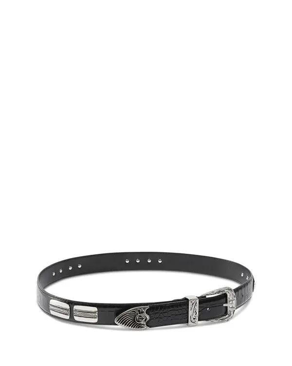 Pinko Cintura Tex Leather Belt - Zo