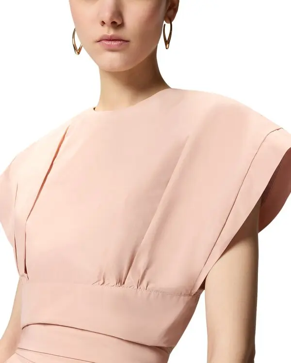 Pinko Asparago Taffeta Top - Q