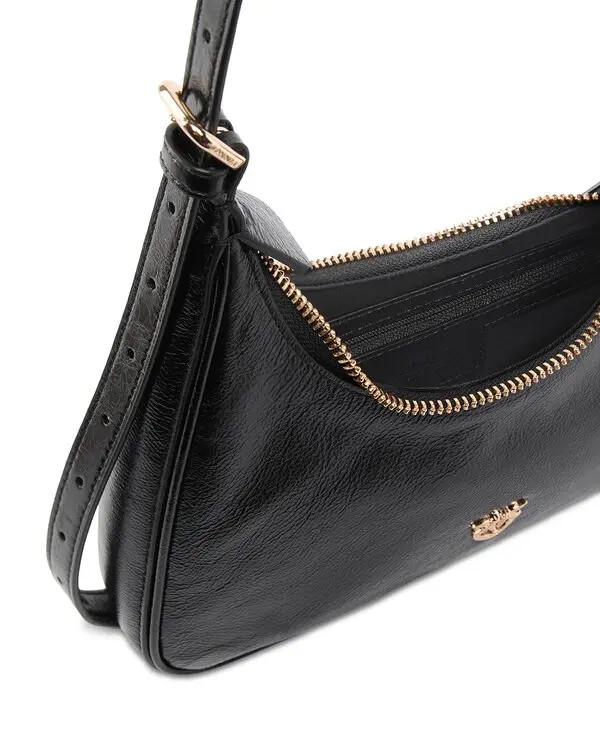 Pinko Miss Mini Leather Shoulder Bag