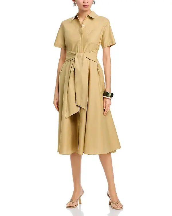 TOCCIN Megan Midi Shirtdress - Biscotti