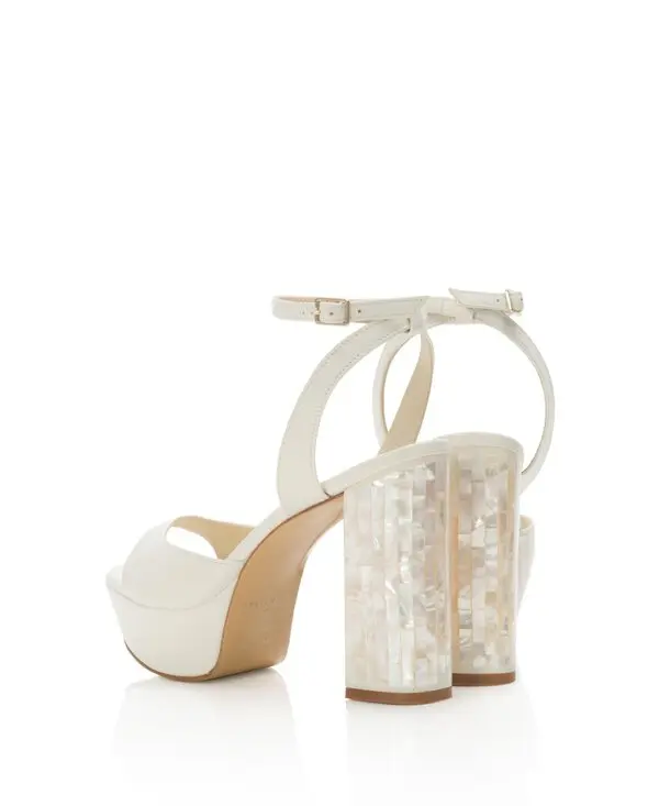 FREYA ROSE Margot Platform Heel Sandal - Ivory