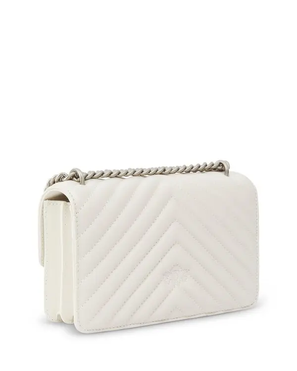 Pinko Love One Mini Quilted Leather Crossbody - Zo