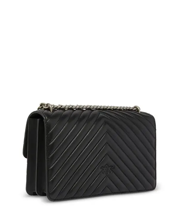 Pinko Love One Classic Leather Crossbody - Zo