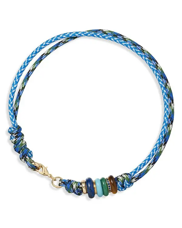 ROXANNE ASSOULIN The Super Cord Necklace - Denim