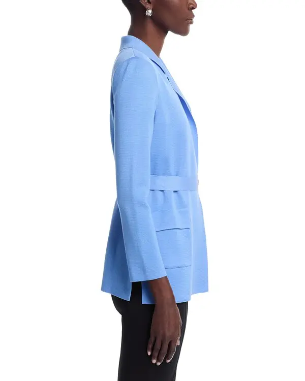Misook Wrinkle Resistant Knit Belted Jacket
