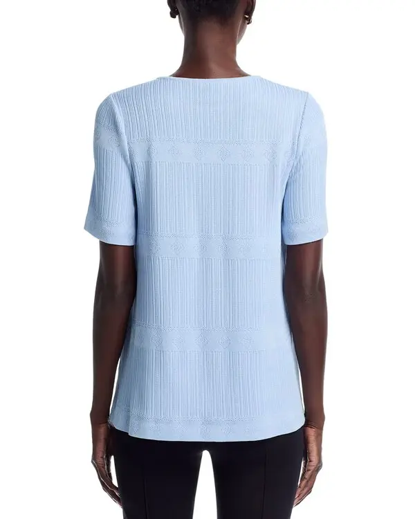 Misook Knit Tunic - Tranquil Blue