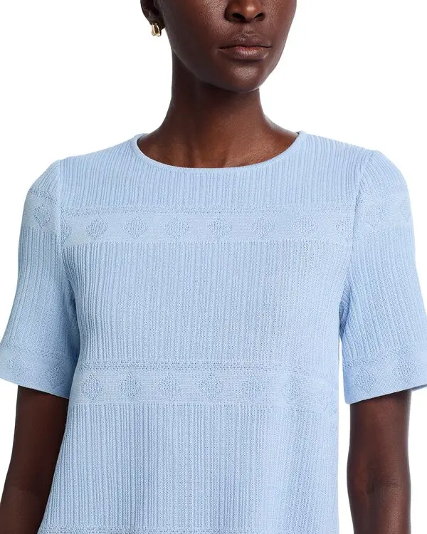 Misook Knit Tunic - Tranquil Blue
