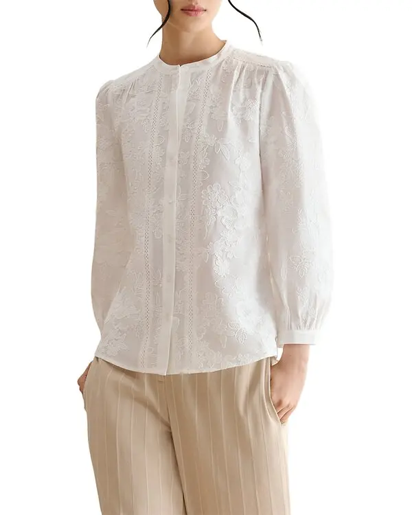 HOBBS LONDON Fallon Blouse - White