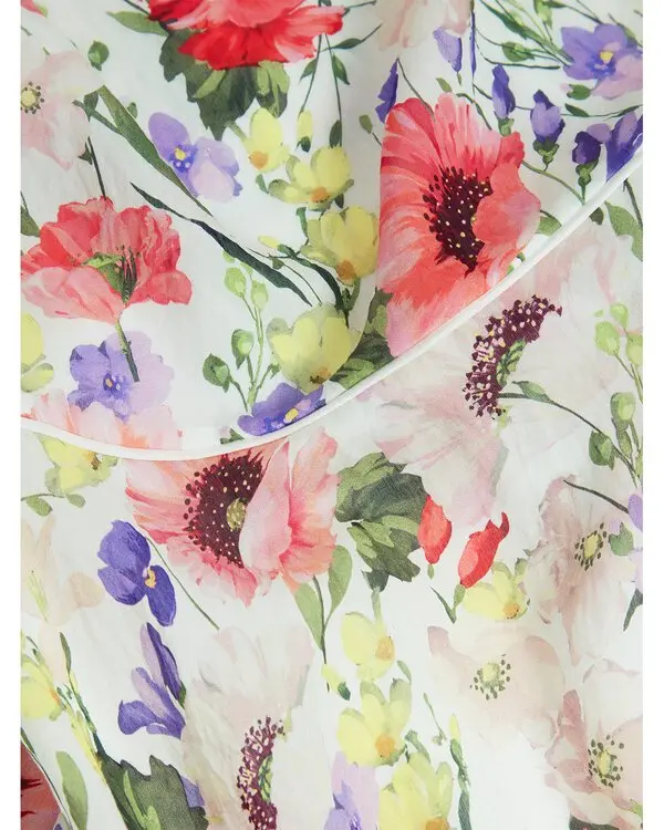 HOBBS LONDON Petite Carly Floral Dress - Ivory/multi