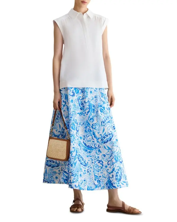 HOBBS LONDON Antonella Printed Skirt