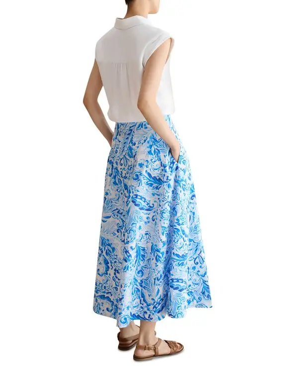 HOBBS LONDON Antonella Printed Skirt