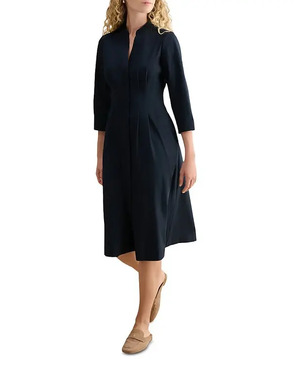 HOBBS LONDON Emmaline Button Front Dress