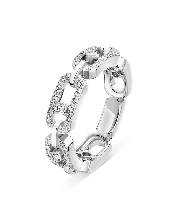 Messika Move Link Diamond Ring - White Gold