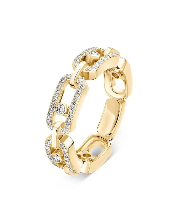 Messika Move Link Diamond Ring - Yellow Gold