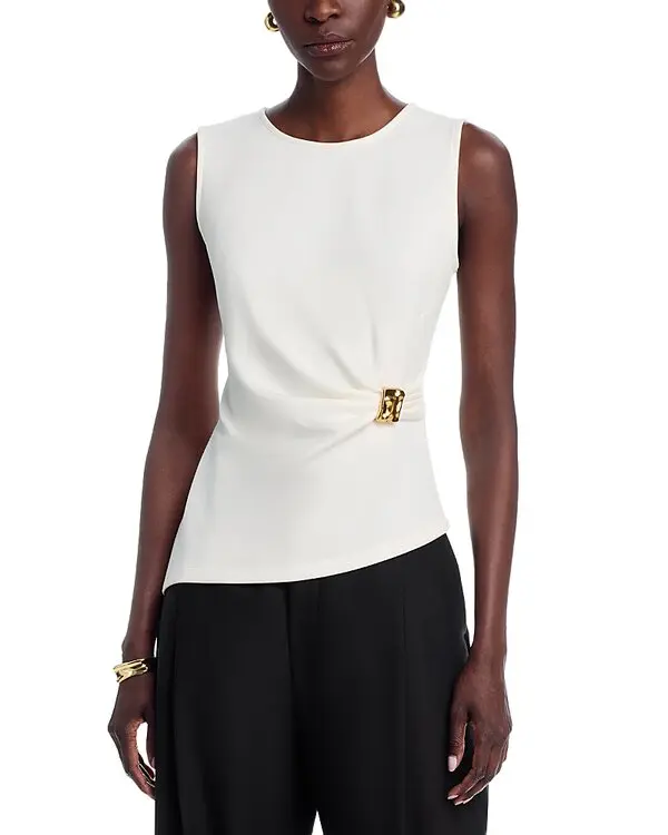 Donna Karan New York Sleeveless Top - Cream