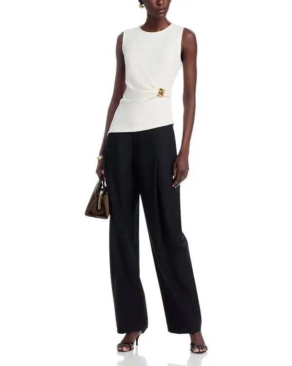 Donna Karan New York Sleeveless Top - Cream