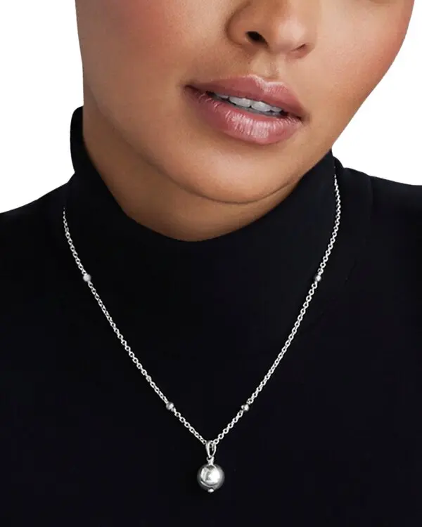 Lagos Sterling Caviar Bubbly Pendant Necklace