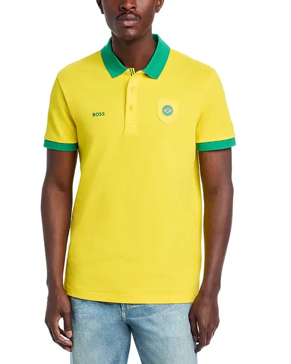 BOSS X World Cup Country Pack Luxe Polo Shirt - Brazil