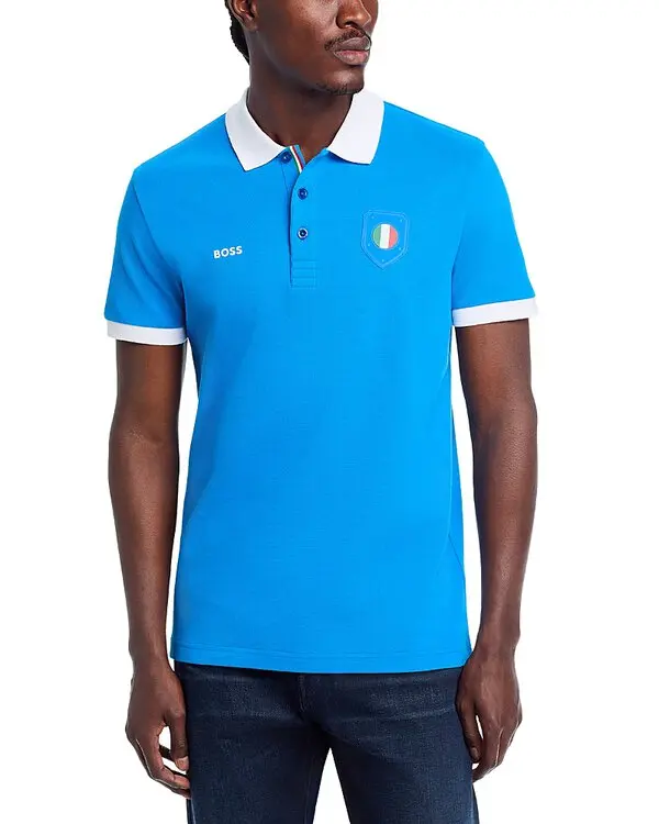 BOSS X World Cup Country Pack Luxe Polo Shirt - Italy
