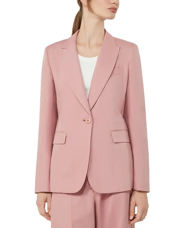 Max Mara Wkdorche Canvas Blazer - Antique Rose