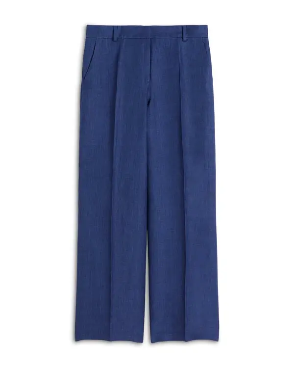 Max Mara Linen Trousers - Navy