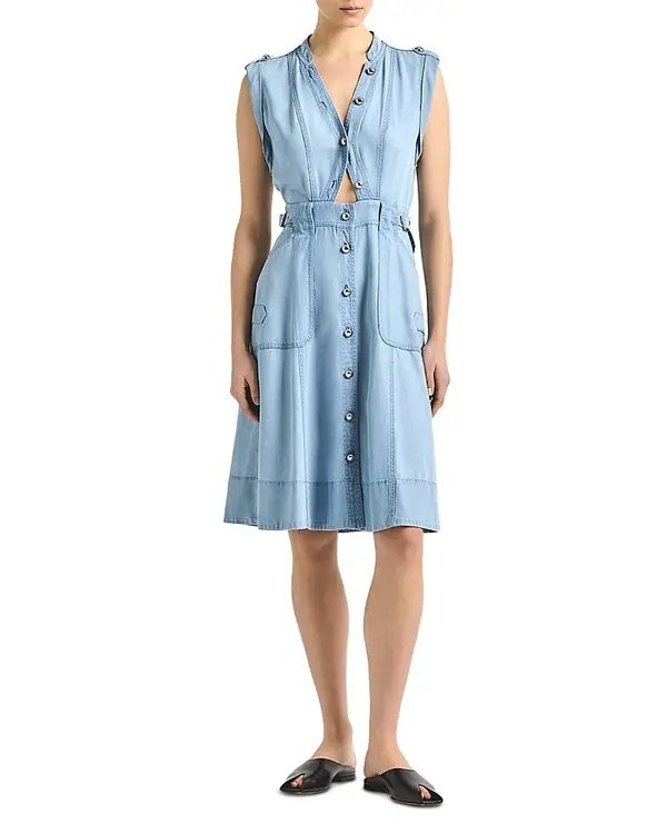 Derek Lam 10 Crosby Penelope Denim Dress - Ellis Wash