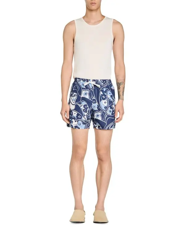 Sandro 5.8" Hippie Swim Shorts
