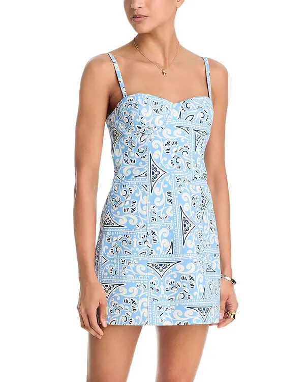 Cara Cara Claudine Mini Dress - Heart Tile