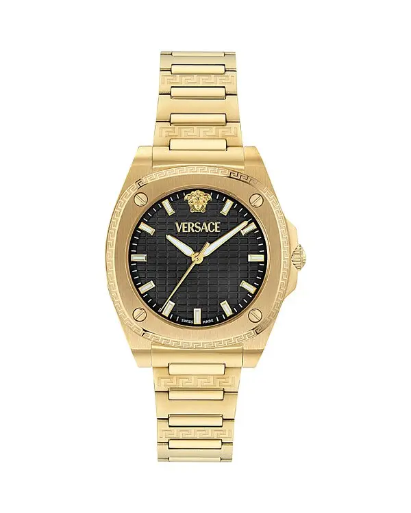 Versace Greca Pulse Watch, 36mm - Gold