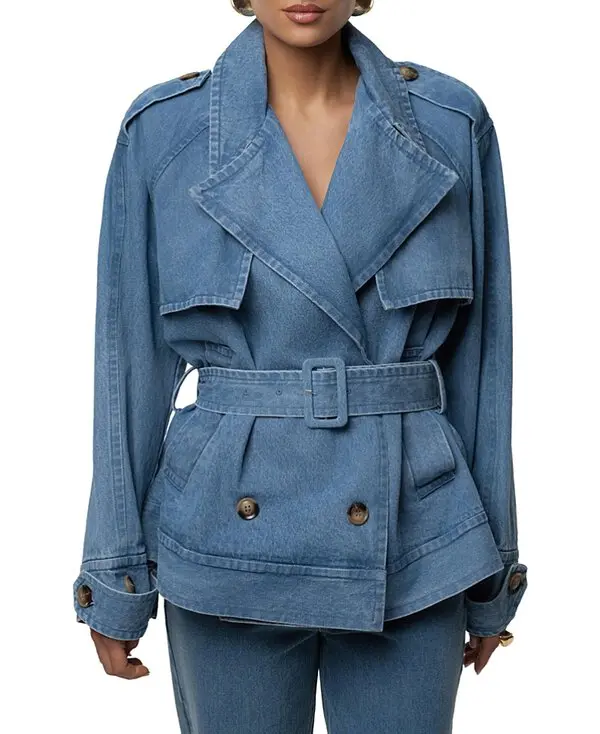 JLUXLABEL Double-breasted Jacket - Denim